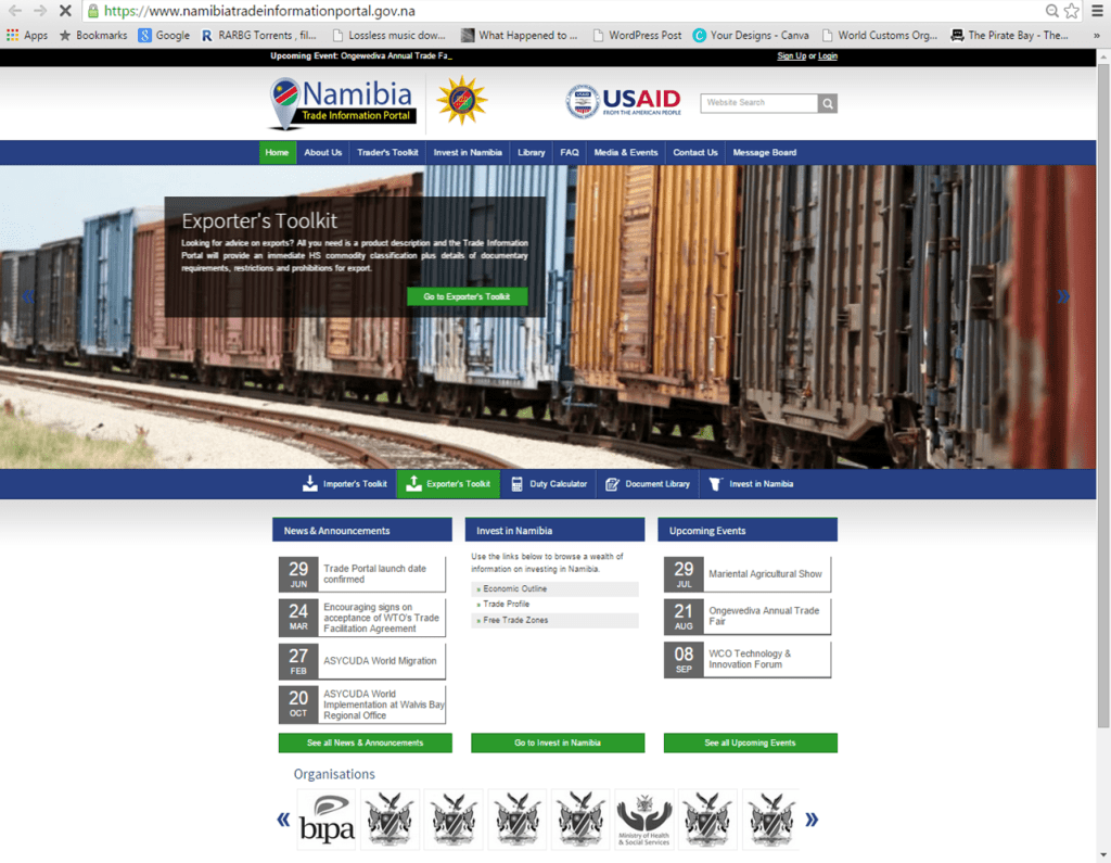Namibia Launches Trade Portal | What Happened to the Portcullis?